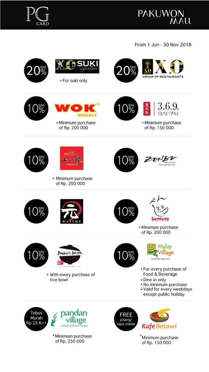 PG CARD | PAKUWON MALL